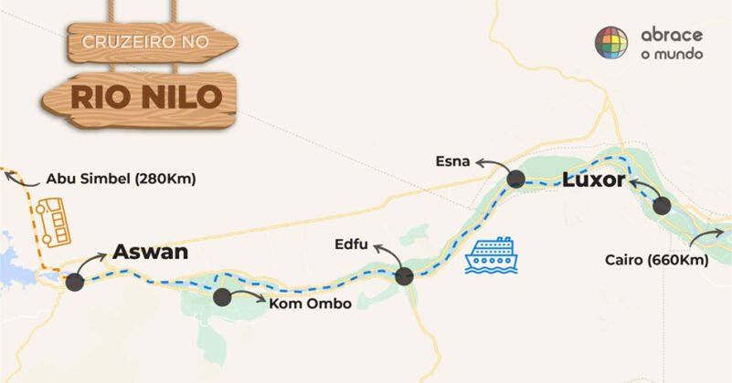 Cruzeiro rio Nilo: roteiro, preços e dicas para 2025 - Abrace o Mundo