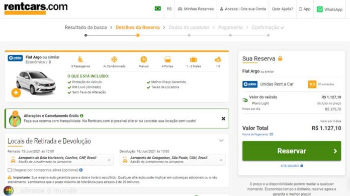 Rentcars é confiável? Vale a pena alugar um carro para viajar?