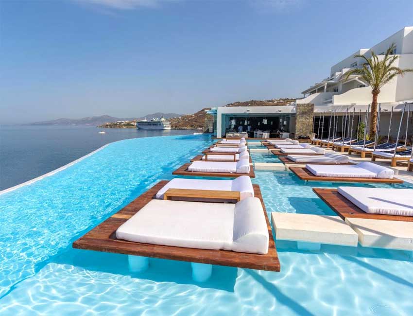 Hotel Cavo Tagoo Mykonos, o hotel de luxo mais famoso da ilha