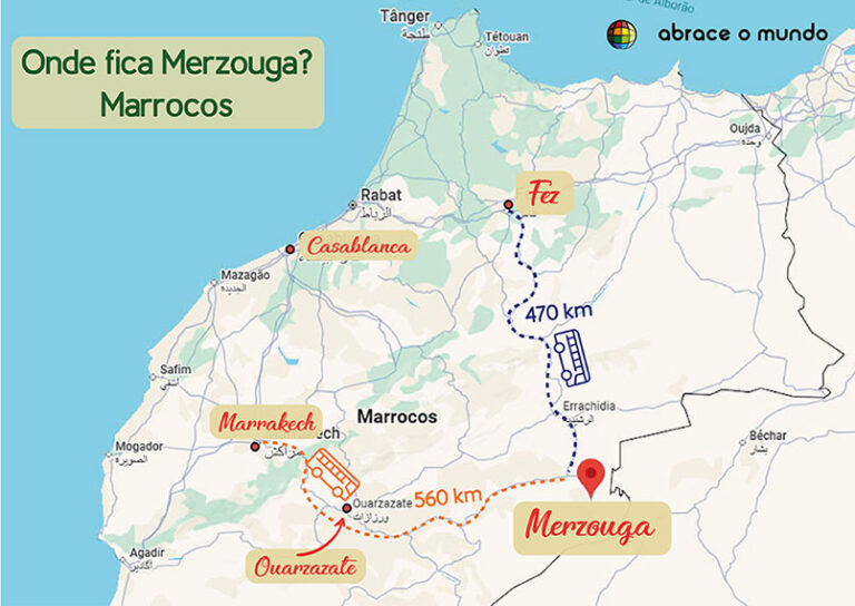 Tour ao Deserto de Merzouga: como é conhecer o Saara no Marrocos